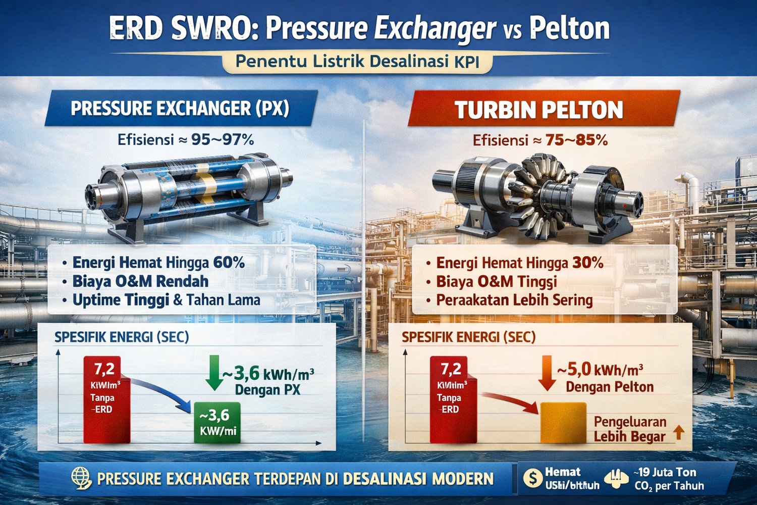 Desalination’s biggest energy hack: pressure exchangers beat turbines ...