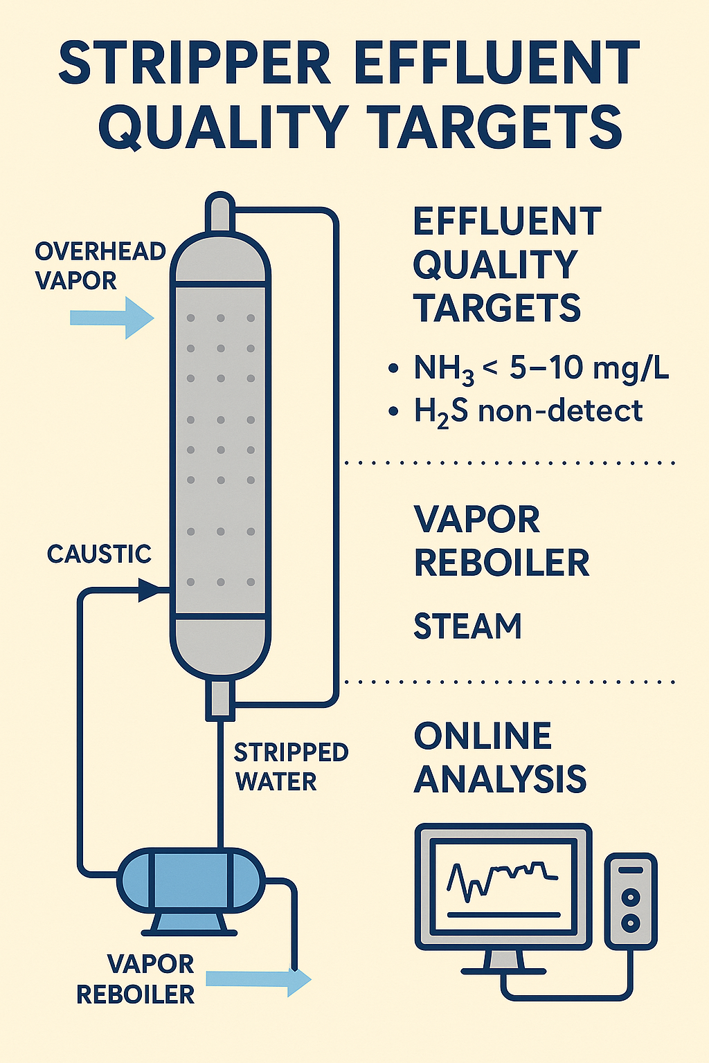 Sour Water Stripper di Kilang: Kontrol Real‑Time Turunkan NH3 ke Satu ...
