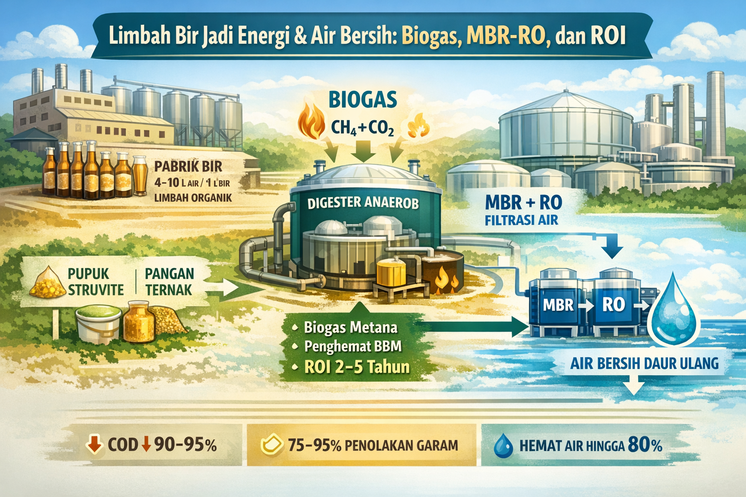 Breweries are mining wastewater for heat, power, and reusable water ...