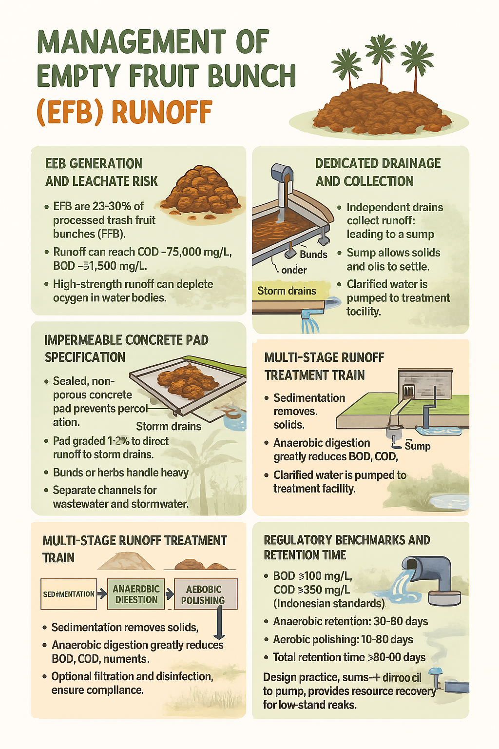 Inside the EFB yard: the concrete, drains, and treatment train that ...